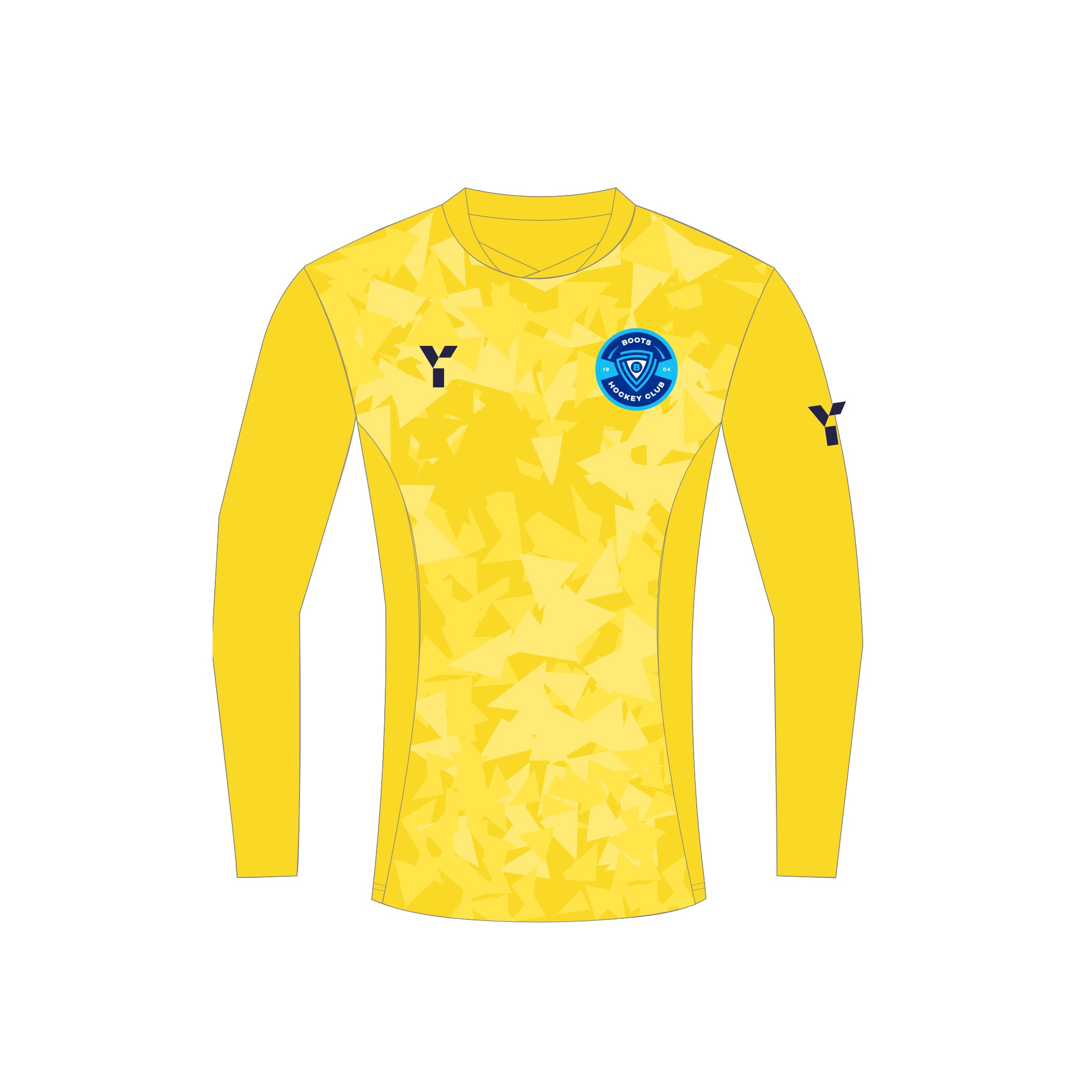 Boots HC - GK Smock (Long Sleeve) - Yellow – Y1 Sport